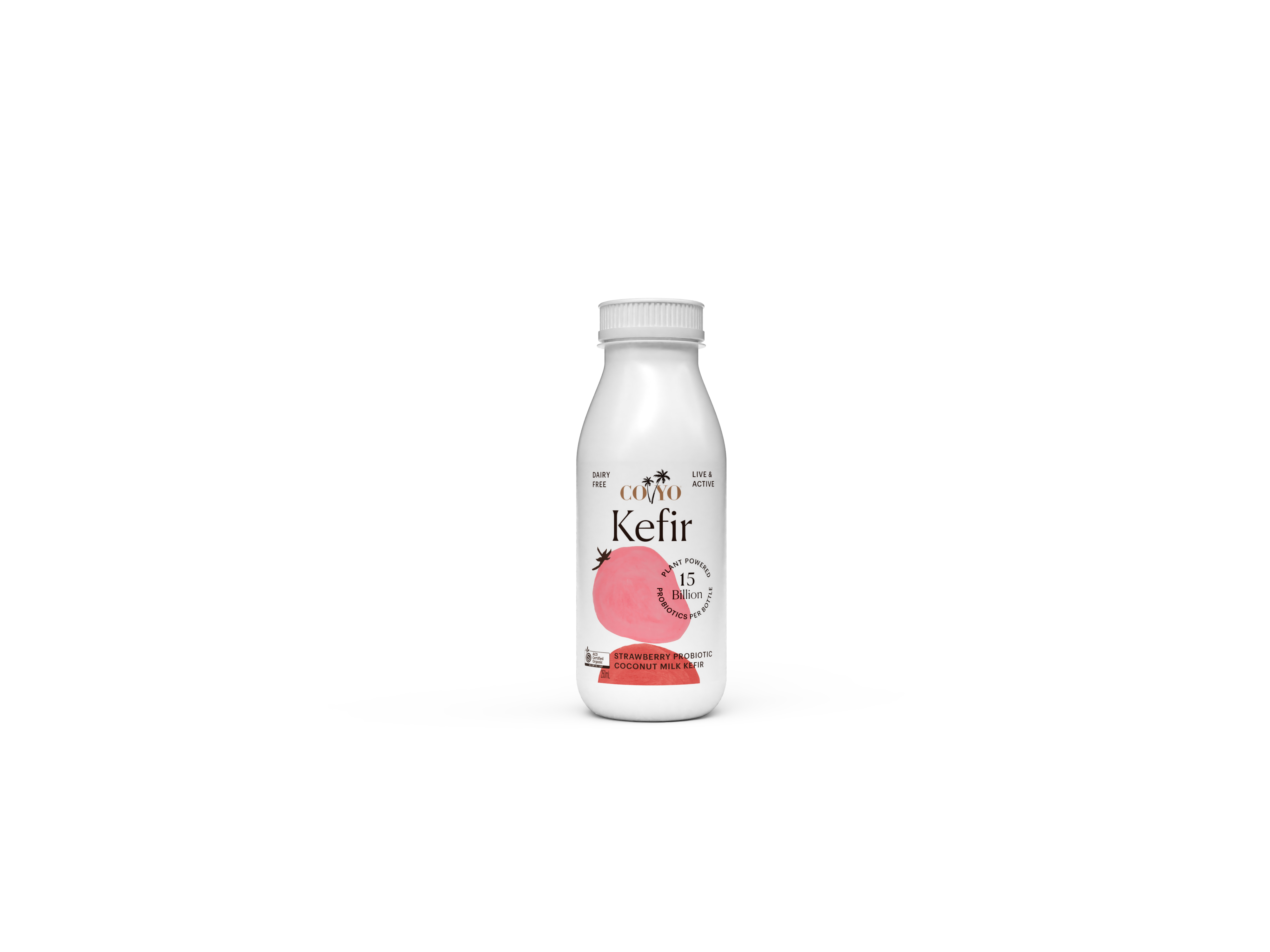 COYO_Kefir bottle_250ml_Strawberry – Born Organic