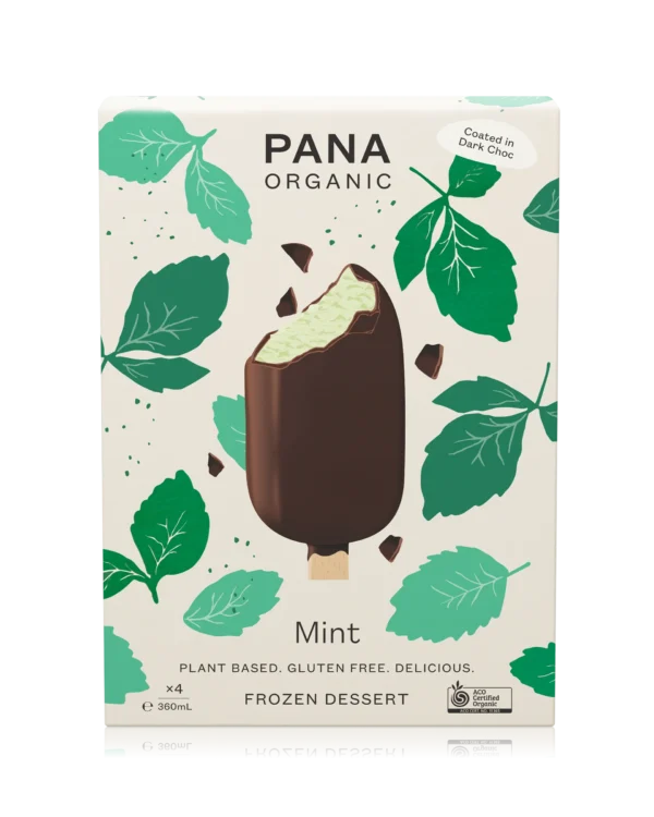 Pana Organic Ice Cream Stick – Mint (4pk) – Born Organic