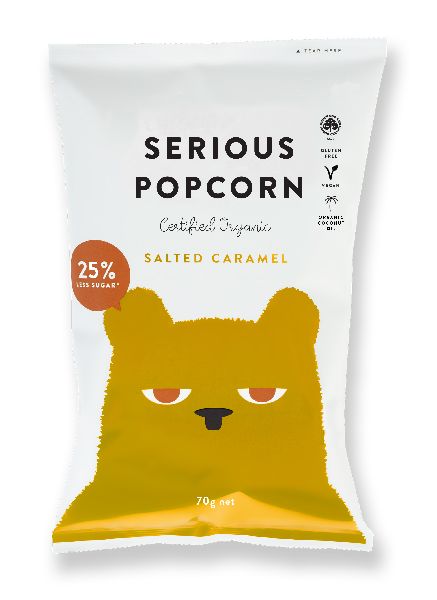 Serious Popcorn – Salted Caramel *New Size* – Born Organic